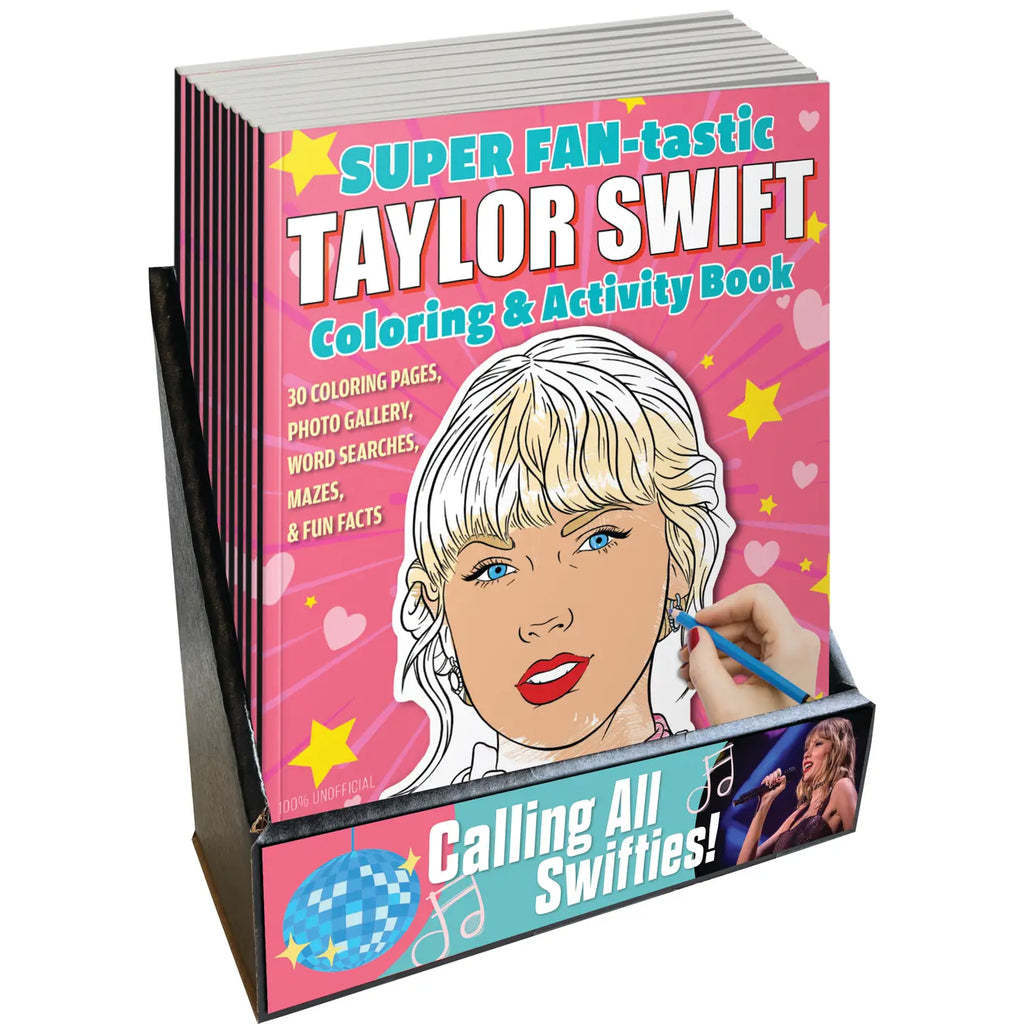 Taylor Swift Coloring and Activity Book – Navy Blooms