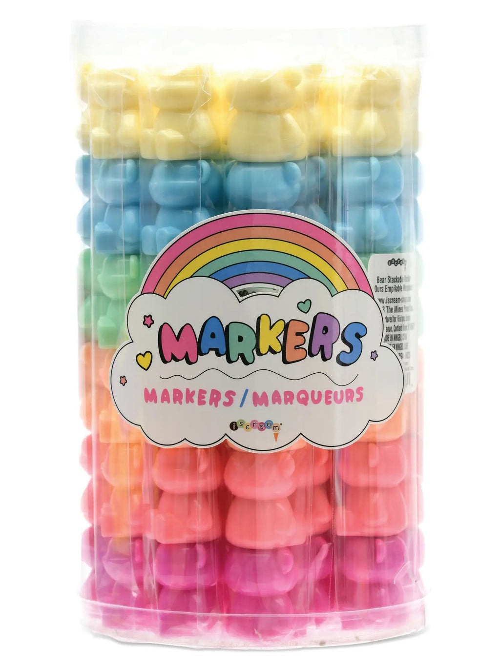 Bear Stackable Markers – Navy Blooms