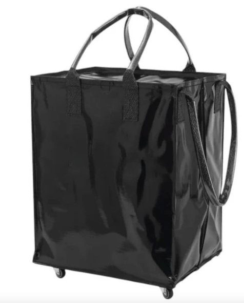 Fulkin Rolling Bag – Navy Blooms