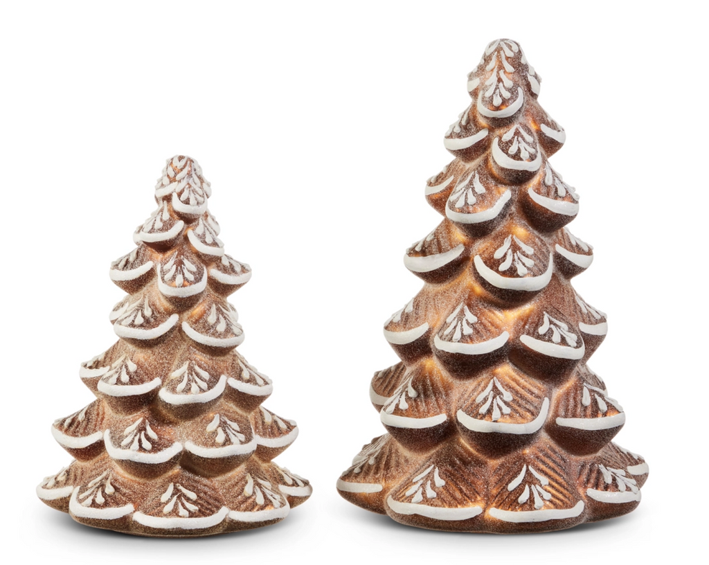 Gingerbread Trees – Navy Blooms
