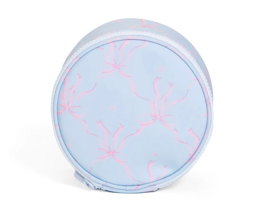 TRVL - Jewel Round Eloise Bow – Navy Blooms