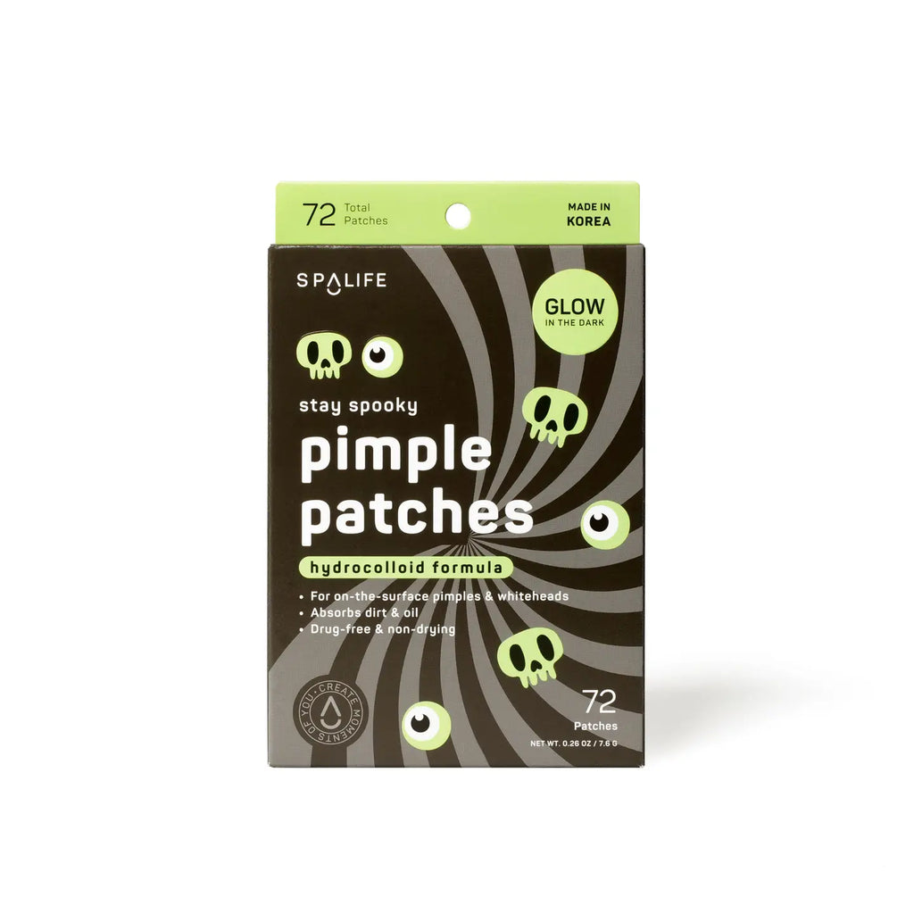 Glow in the Dark Stay Spooky Halloween Pimple Patches – Navy Blooms