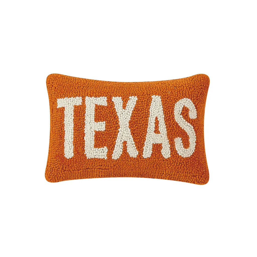 Texas Hook Pillow – Navy Blooms